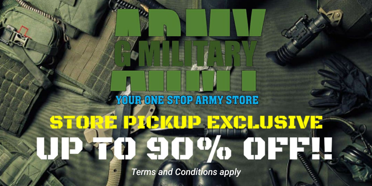 STORE PICKUP EXCLUSIVE — G MILITARY