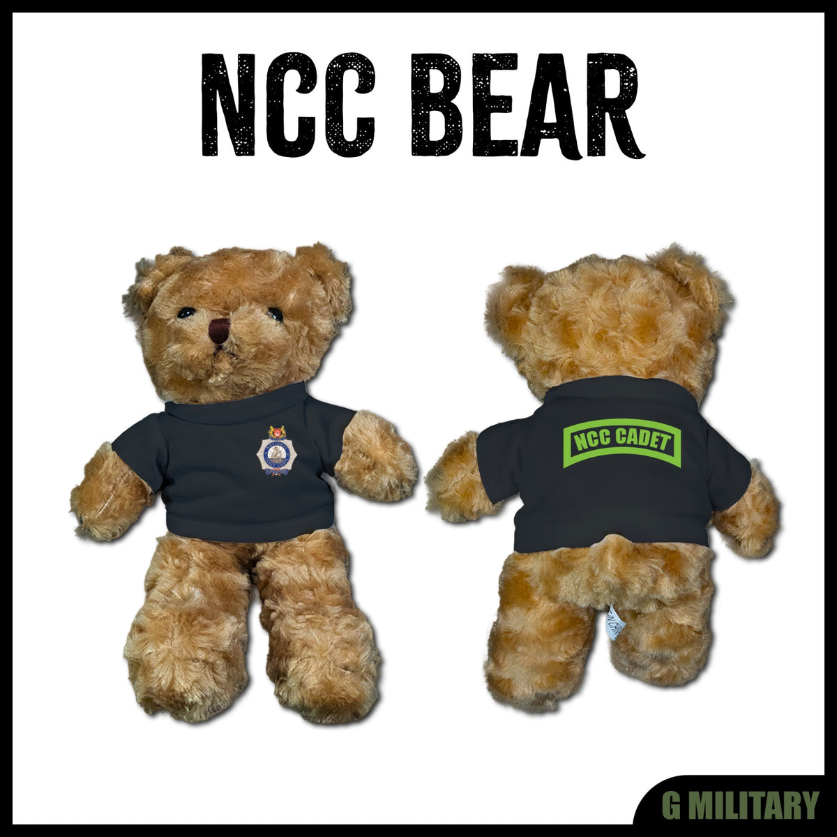 NCC Bear with Printed Logo — G MILITARY