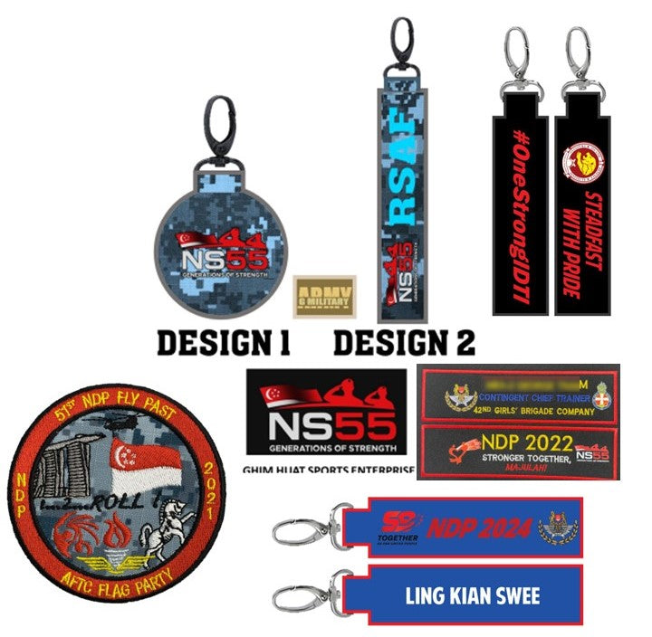 (Get a Quote) NDP Badges & Keychain — G MILITARY
