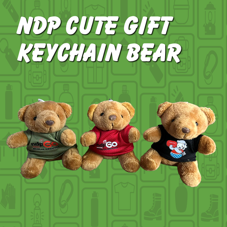 NDP CUTE GIFT KEYCHAIN BEAR — G MILITARY