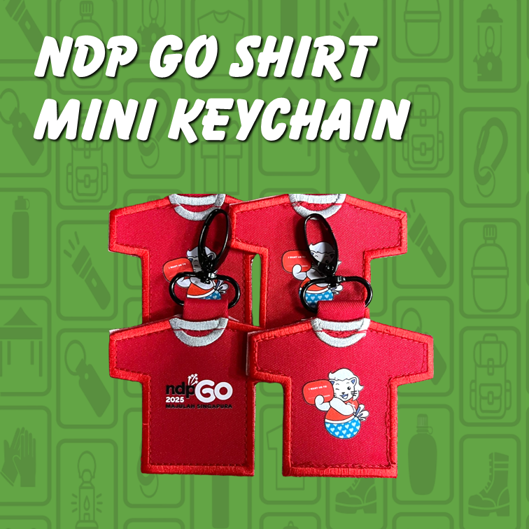 NDP GO SHIRT MINI KEYCHAIN — G MILITARY