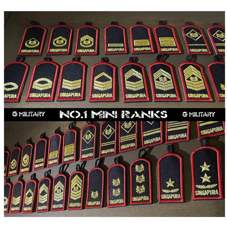 Army No.1 Mini Ranks — G MILITARY