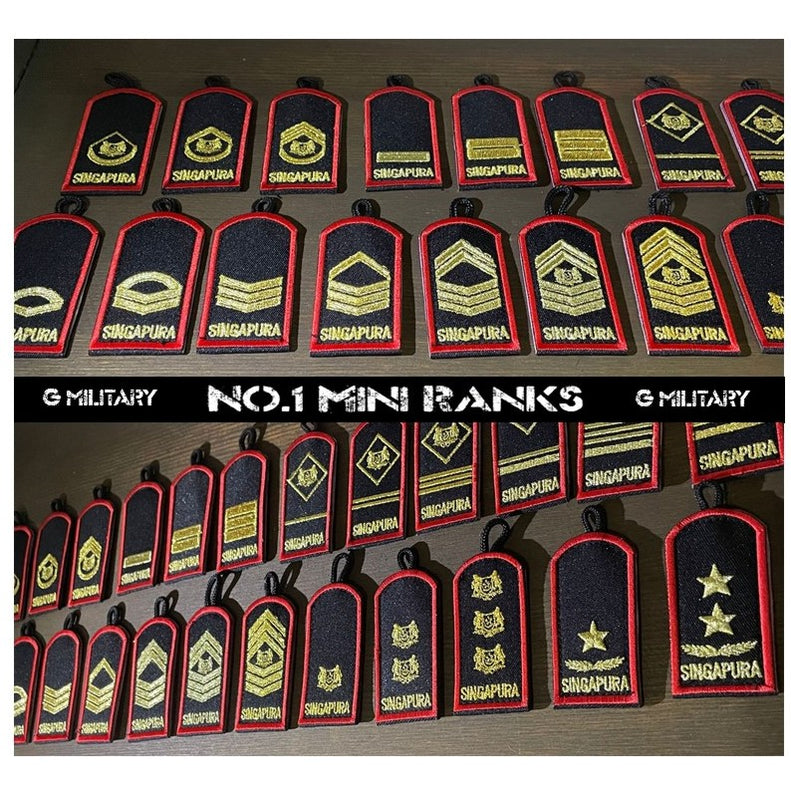 Army No.1 Mini Ranks — G MILITARY