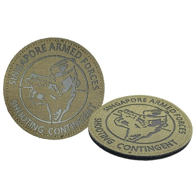 1128894 SSC ORIG Khaki Laser Cut Velcro Badge — G MILITARY