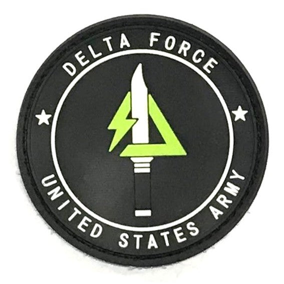 DELTA FORCE.United States Army Patch, Black — G MILITARY