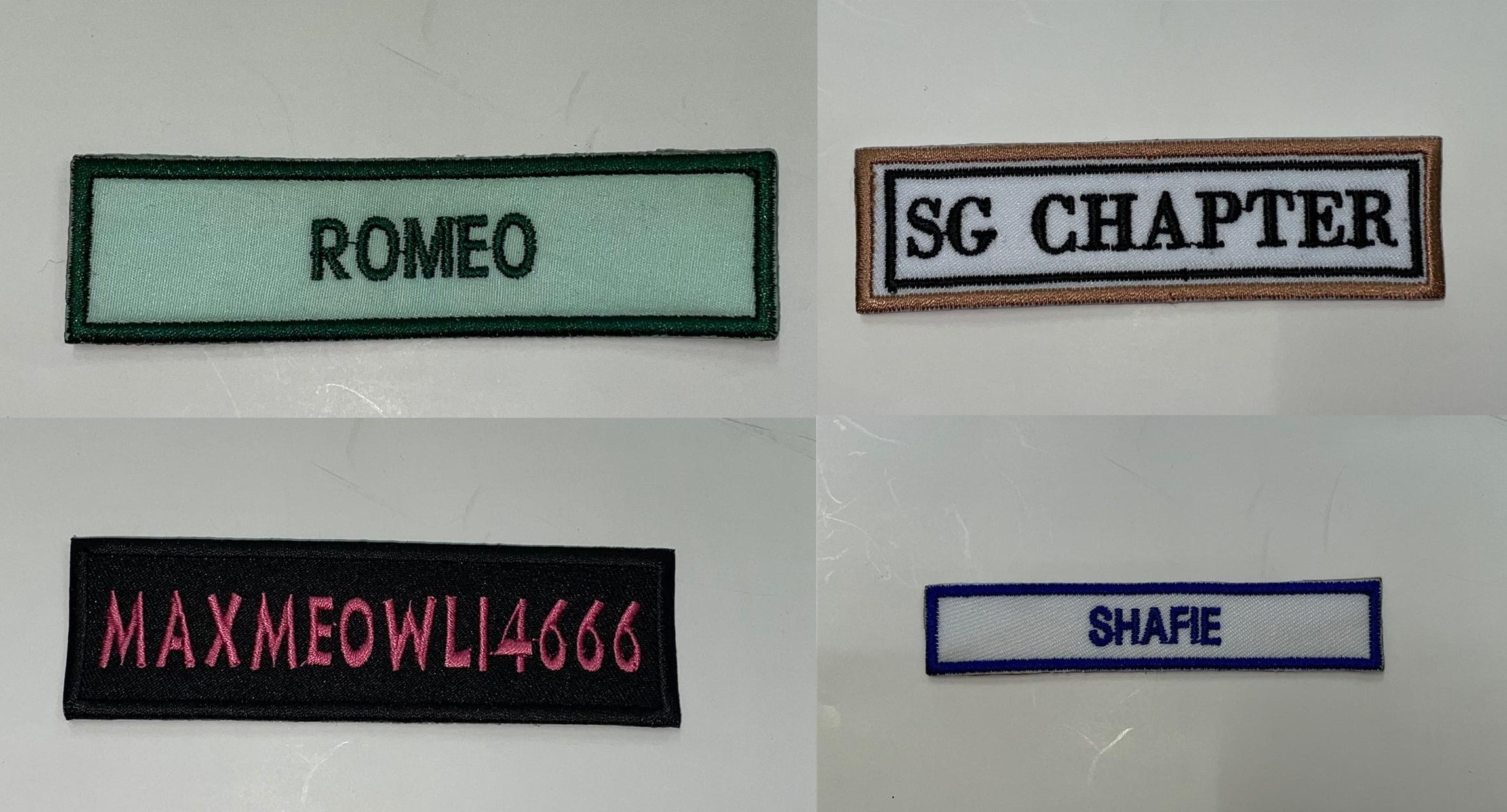 Customised Name Tag — G MILITARY