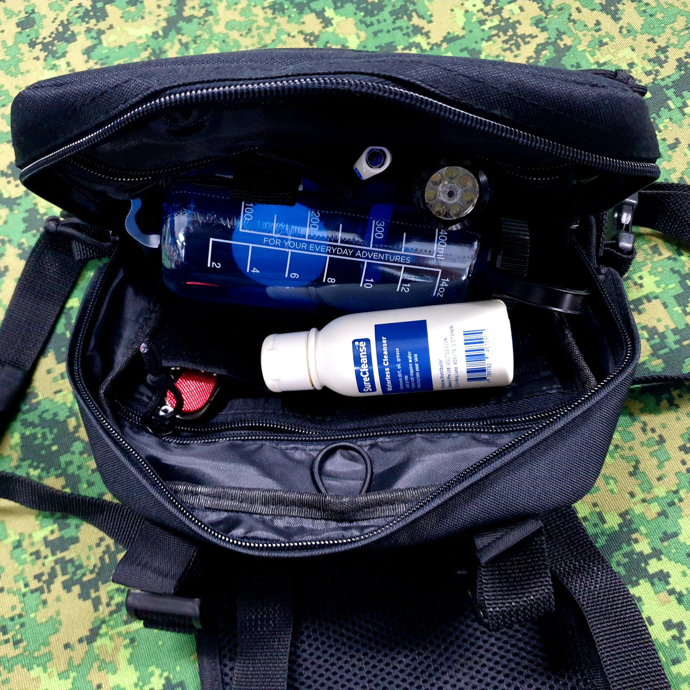 Stealth Black MOLLE Chest Bag — G MILITARY