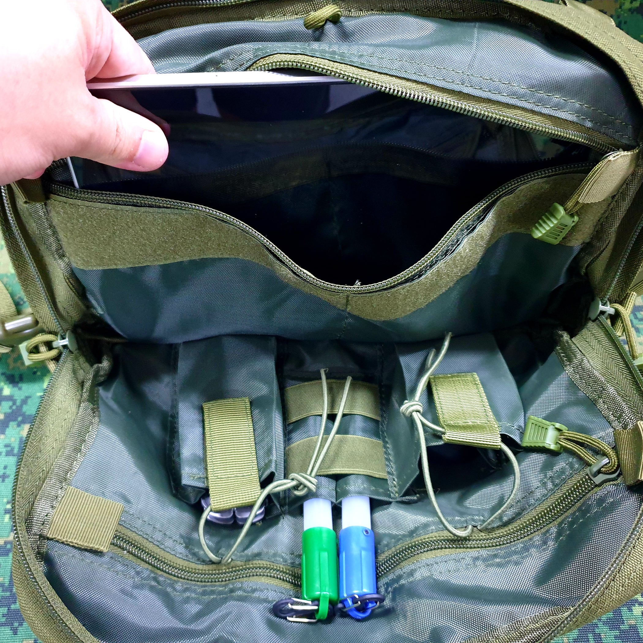 Olive Green MOLLE Chest Bag — G MILITARY
