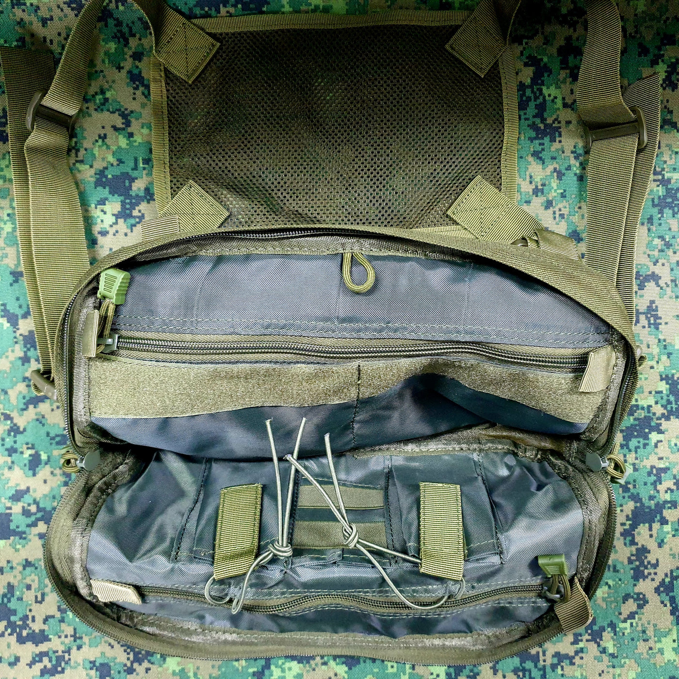 Olive Green MOLLE Chest Bag — G MILITARY