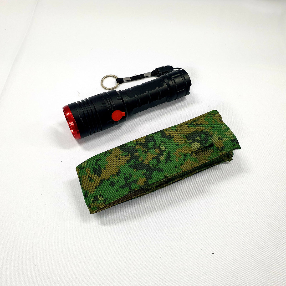 Tactical Torchlight Pouch Pixelised Green (MOLLE Strap version) — G ...