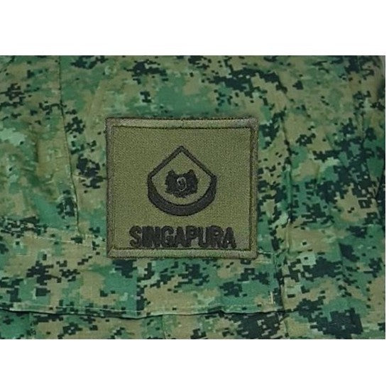 3WO Mini Rank , Velcro Patch, OD Green — G MILITARY