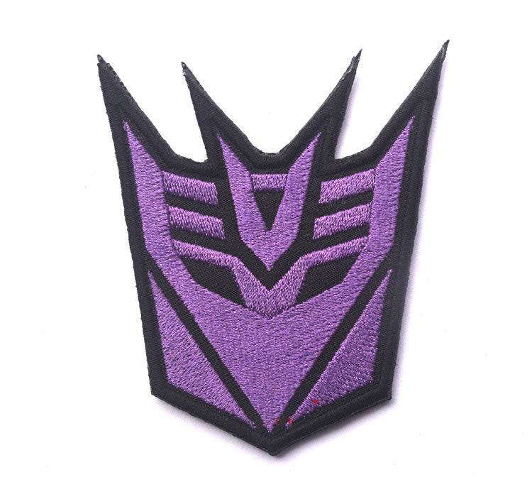 Transformers Purple Decepticon Logo Embroidery Patch — G MILITARY