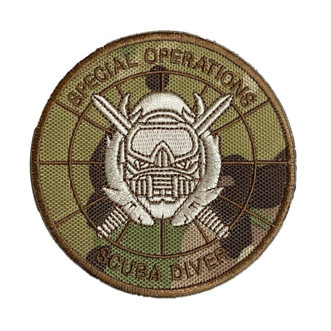 Scuba Diver Special Forces Velcro Patch — G MILITARY