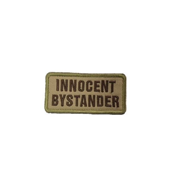 Innocent Bystander Embroidery Patch Khaki — G MILITARY