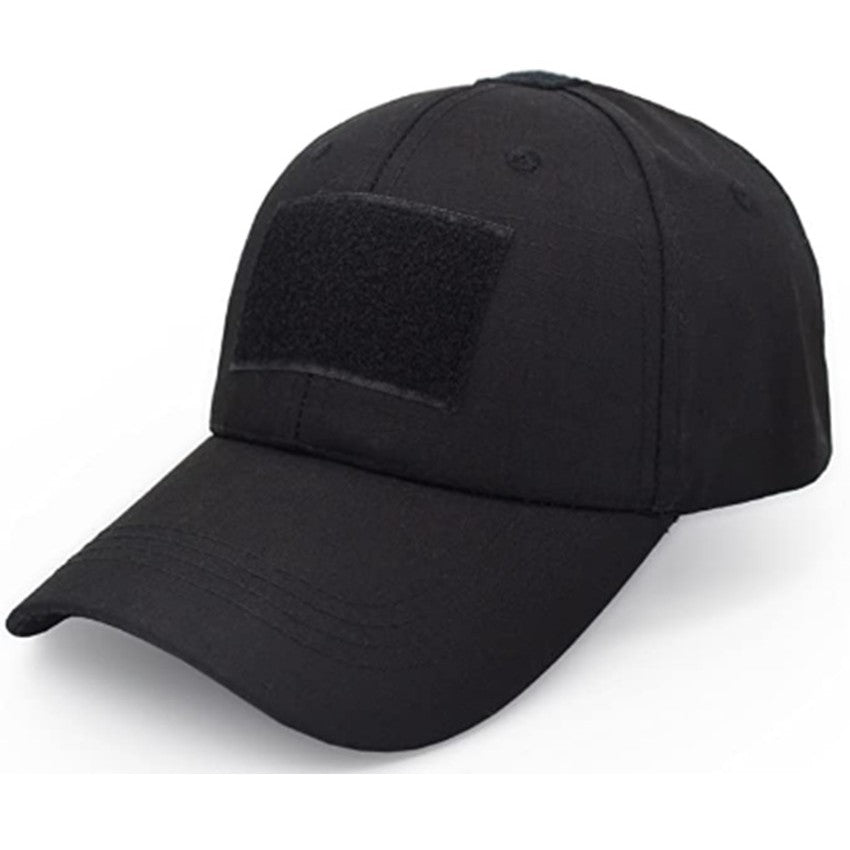 Velcro Cap , Black — G MILITARY