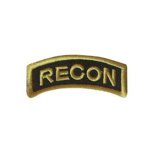 RECON TAB - GOLD ON BLACK — G MILITARY