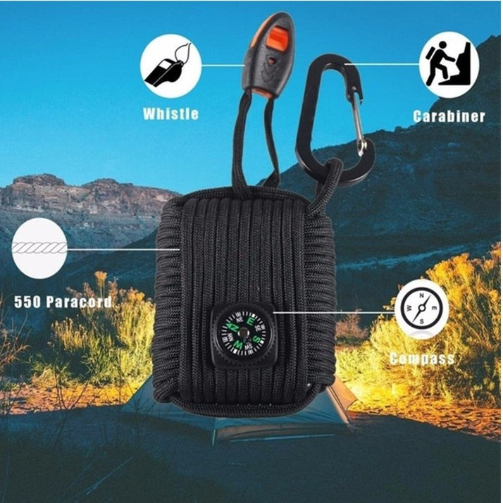 Emergency Survival Kit , Black — G MILITARY