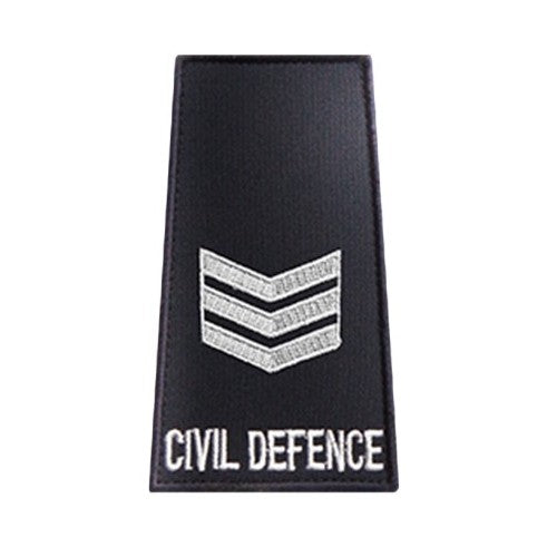 SERGEANT, SGT SCDF No.4 Rank New Version — G MILITARY