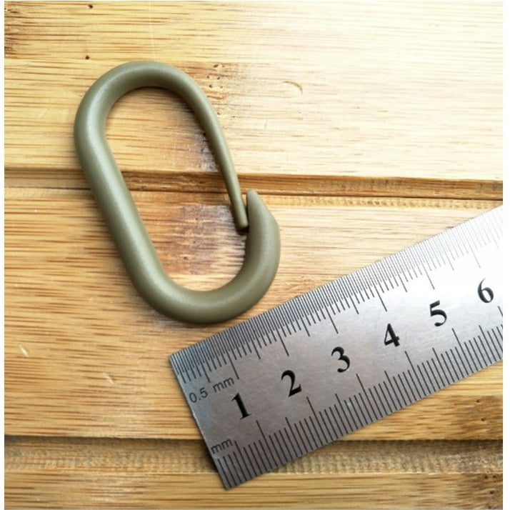 Plastic U-shaped buckle , Black — G MILITARY