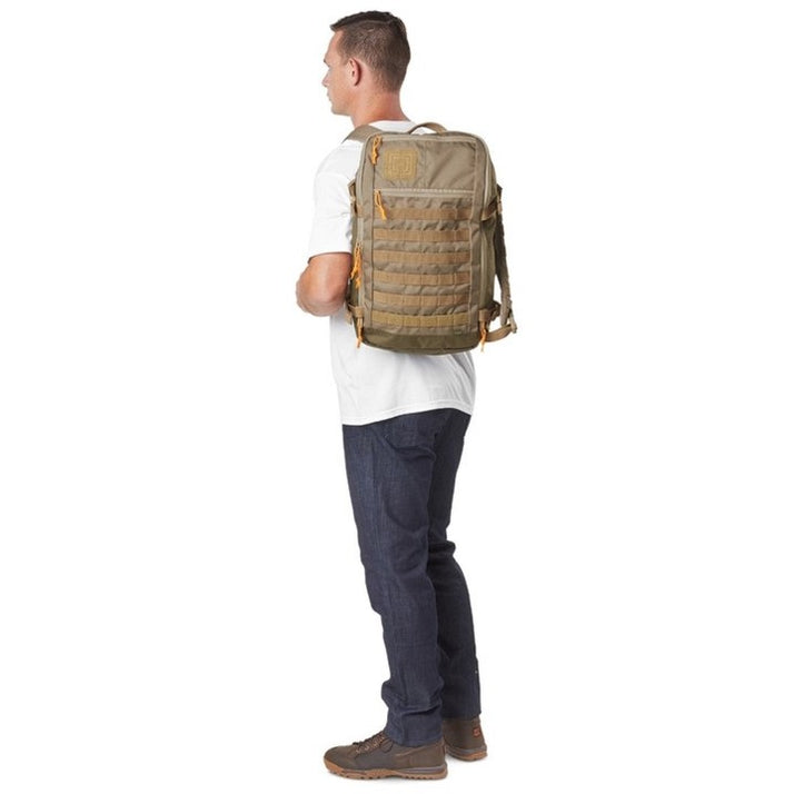 RAPID QUAD ZIP PACK 28L , Khaki. — G MILITARY