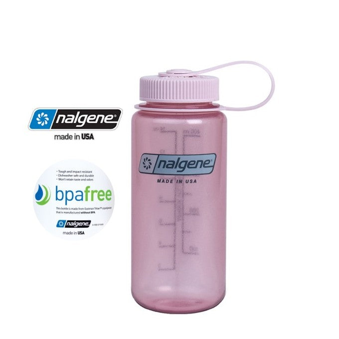 Nalgene 16oz Wide mouth 500ml Glitter pink / Fire pink. — G MILITARY