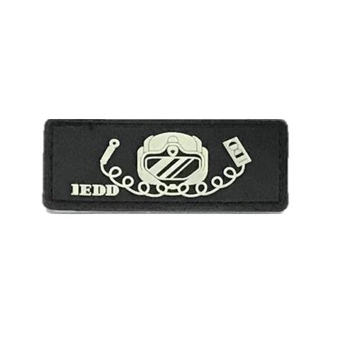 IEDD Rubber Patch , Black — G MILITARY