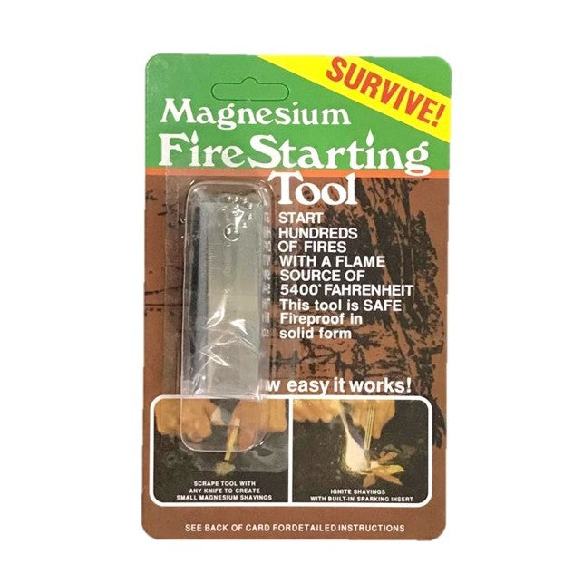 Magnesium Fire Starting — G MILITARY