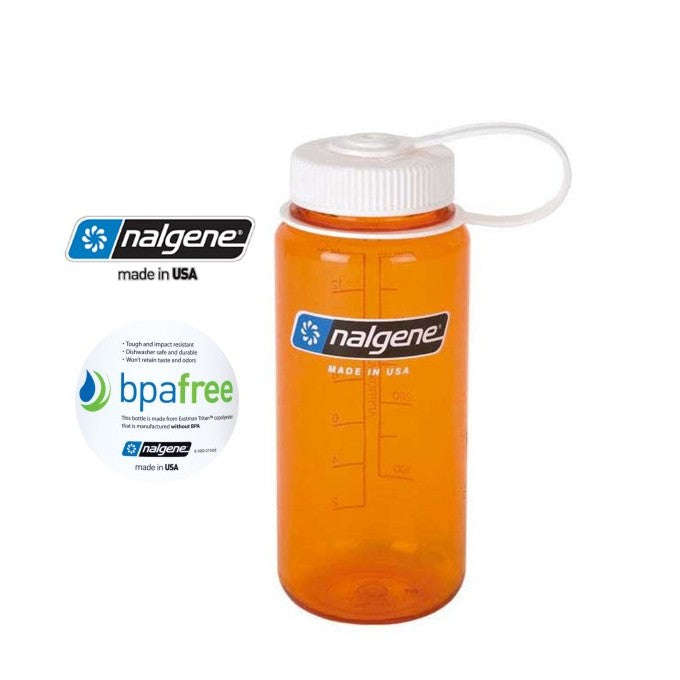 Nalgene 16oz Wide mouth 500ml Orange — G MILITARY