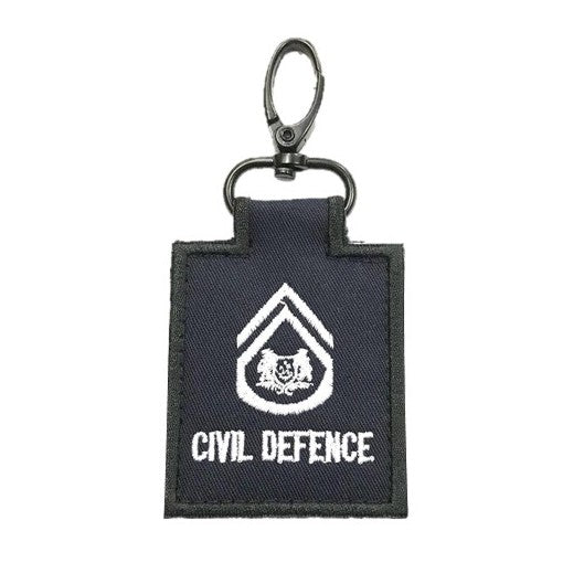 SCDF SWO Mini Rank Keychain — G MILITARY