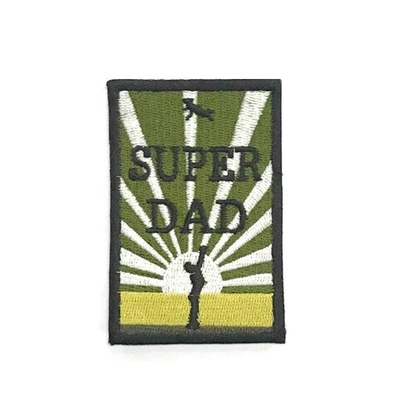 SUPER DAD Patch, OD Green — G MILITARY