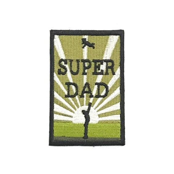 SUPER DAD Patch, Olive Green — G MILITARY