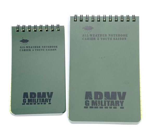 All Weather Waterproof Notebook — G MILITARY