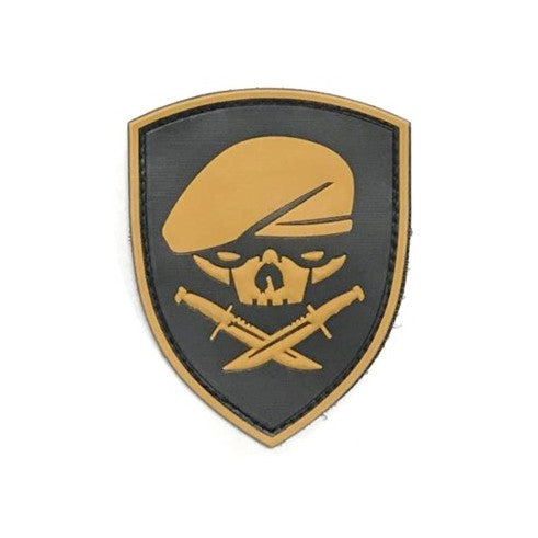 INFANTRY SKULL Patch, Coyote — G MILITARY